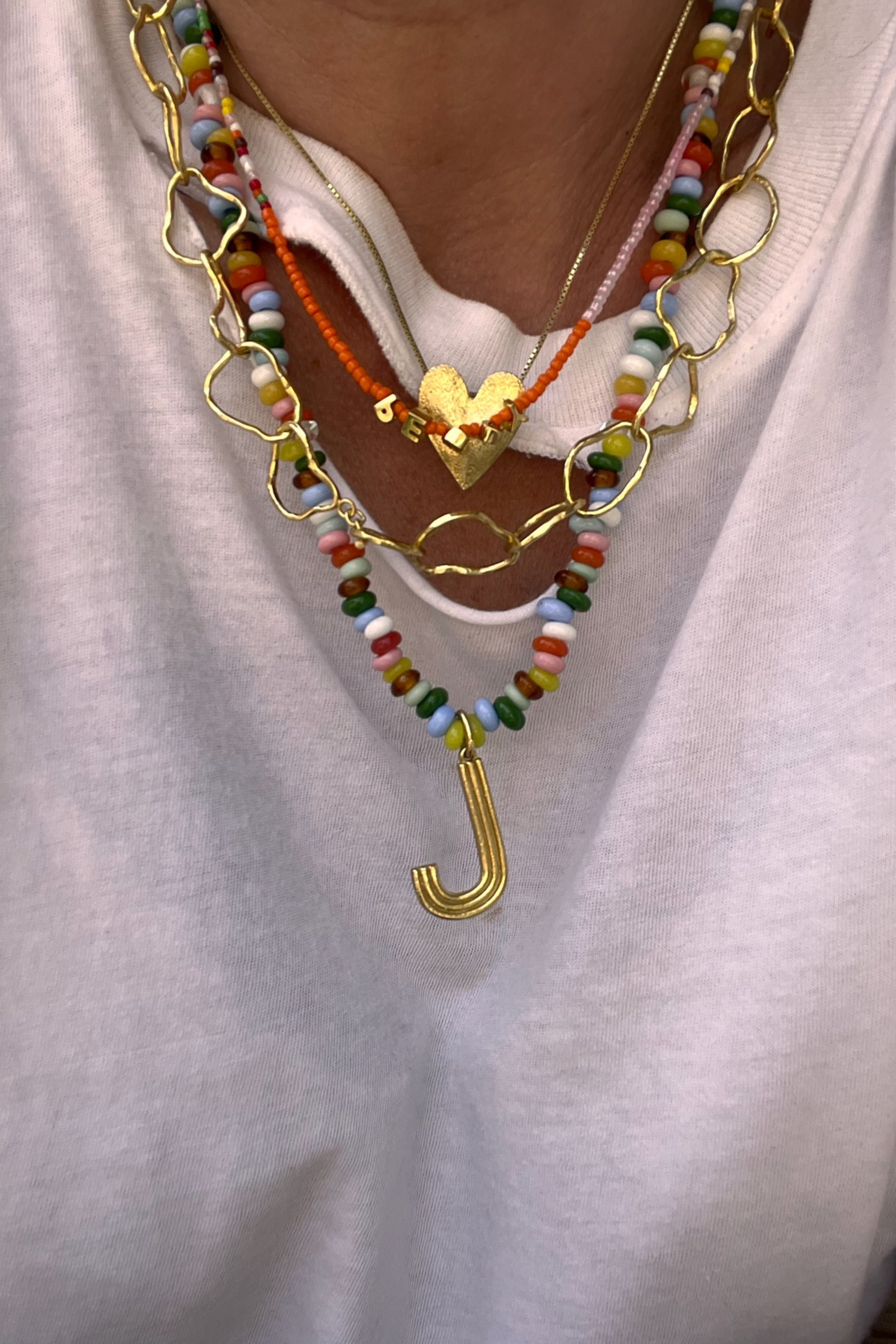 Sabrina Initial Necklace – DEER RUBY